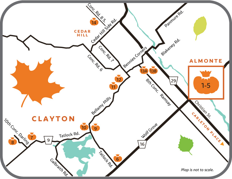 Locations & Maps – Crown and Pumpkin